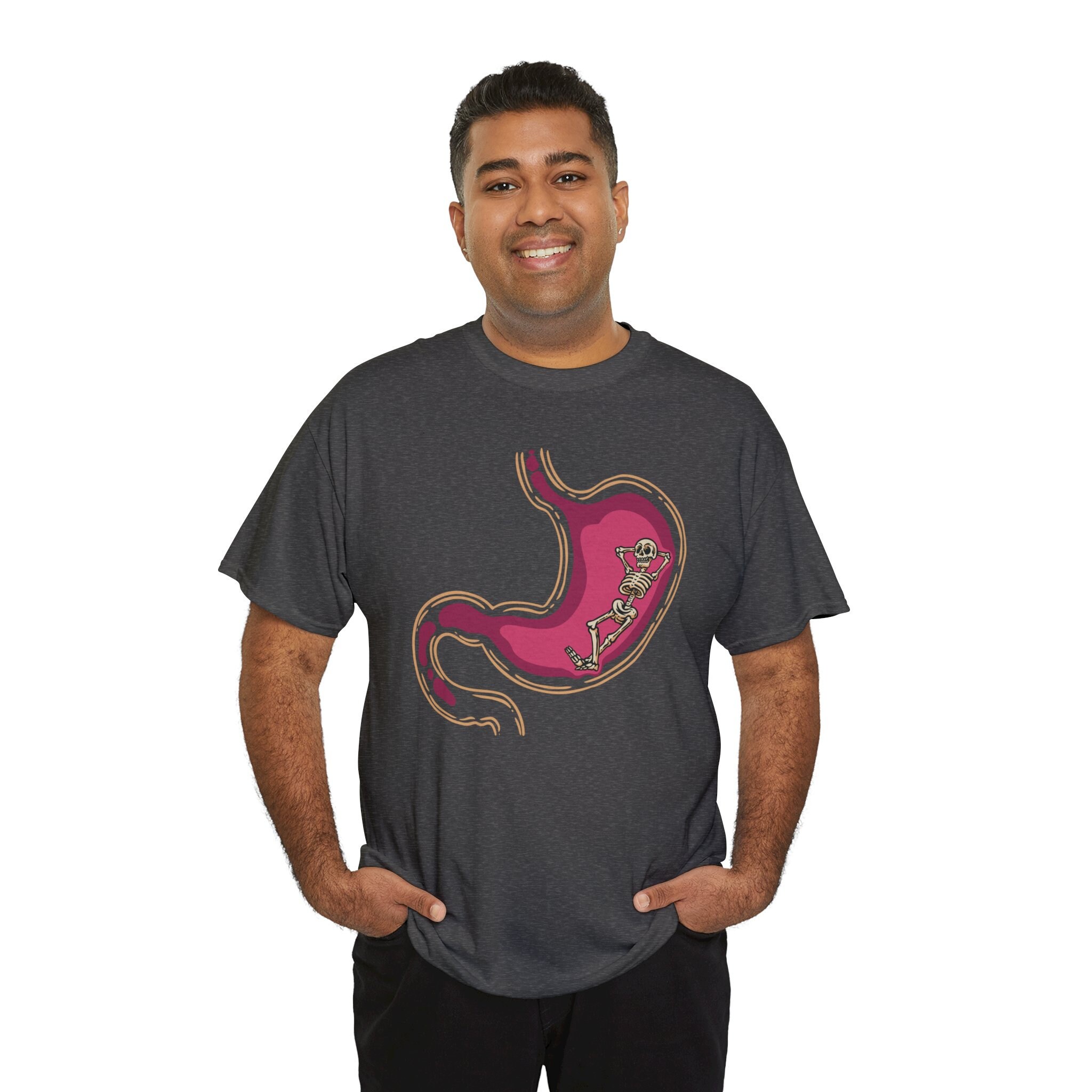 Good Digestion Giantess Vore Unisex Heavy Cotton Tee, Skeleton in ...