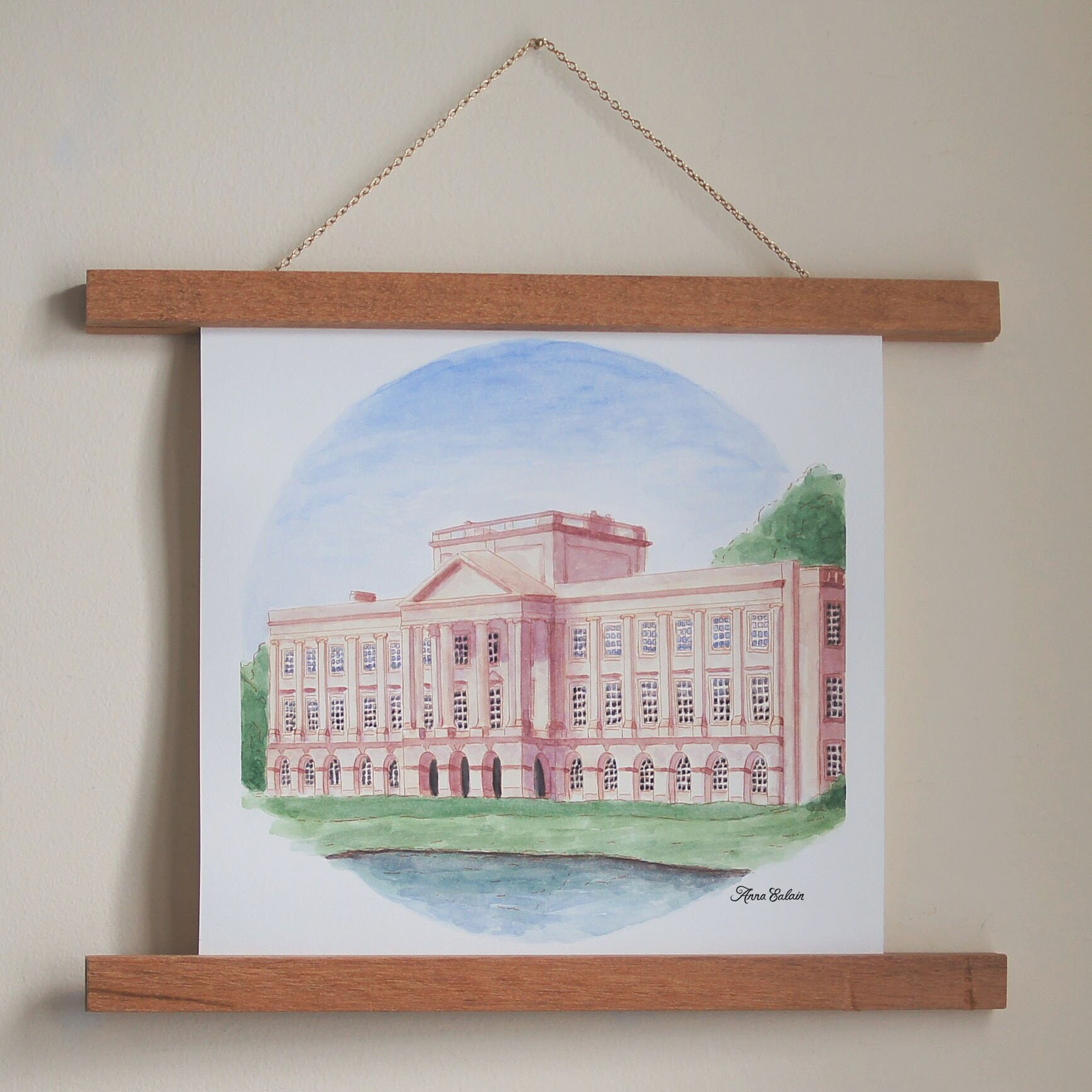 Jane Austen Print, Pemberley, Mr. Darcy, Pride & Prejudice Miniseries ...