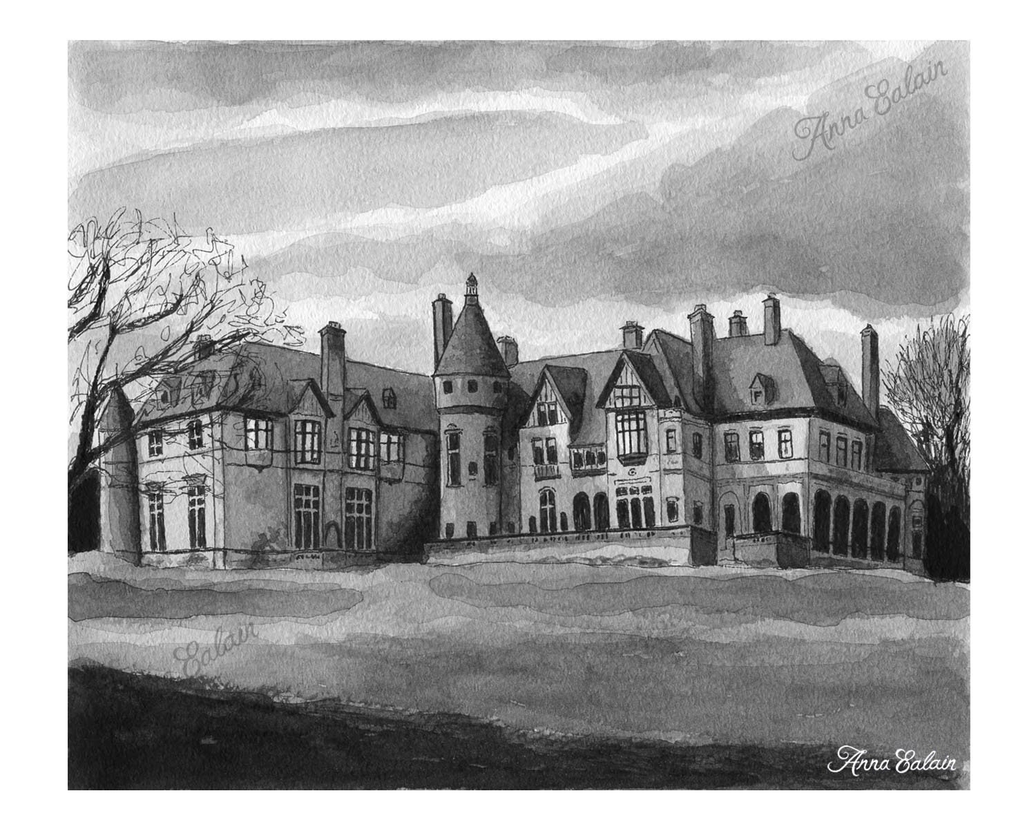 View Of Collinwood Mansion Dark Shadows Tv Show, House Of, 60% OFF