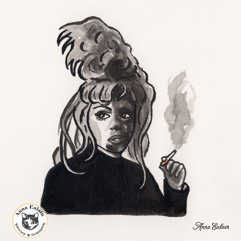 Patsy Stone, Absolutely Fabulous, Fan Art, Ink Drawing, Original Art ...