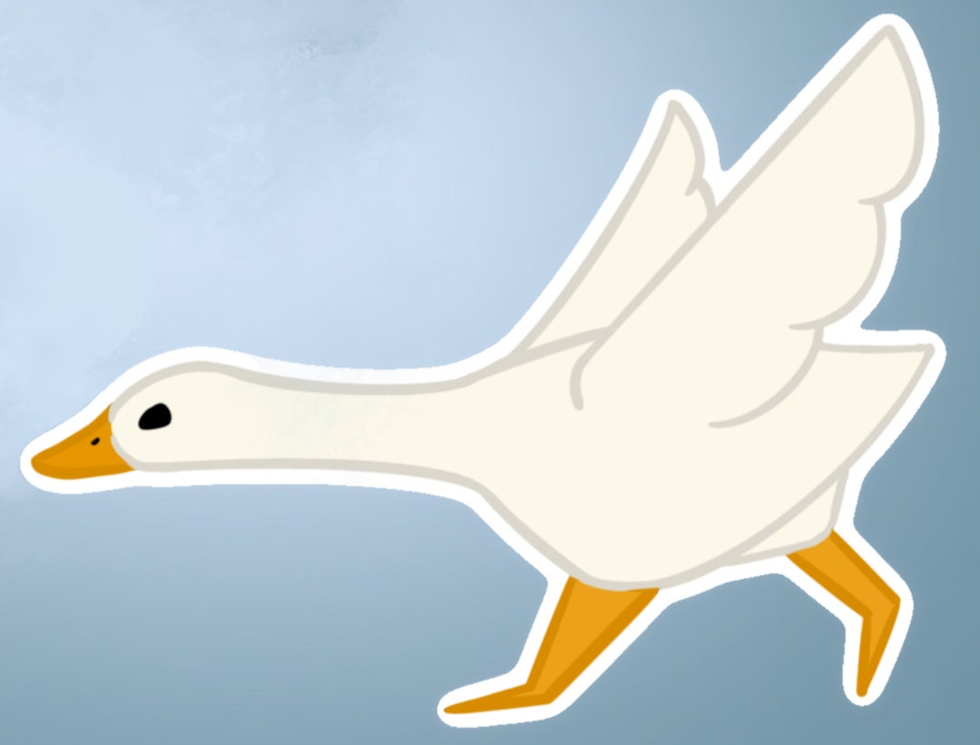 Funny Cute Silly Goose Stickers Bird Themed Stationery High Quality ...