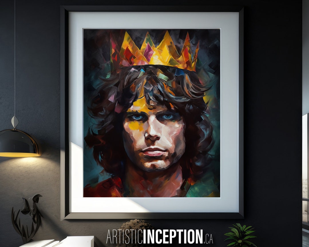 King Jim | Rock and Royalty | PRINTABLE Digital Art | A.I. Generated ...