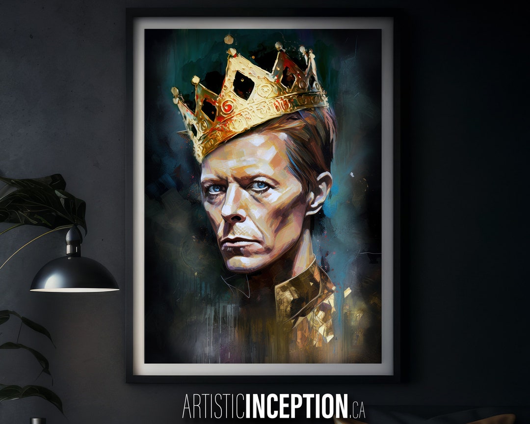 King David | Rock and Royalty | PRINTABLE Digital Art | A.I. Generated ...
