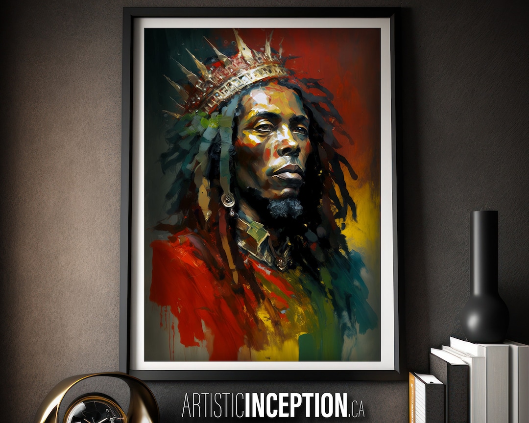 King Bob | Rock and Royalty | PRINTABLE Digital Art | A.I. Generated ...