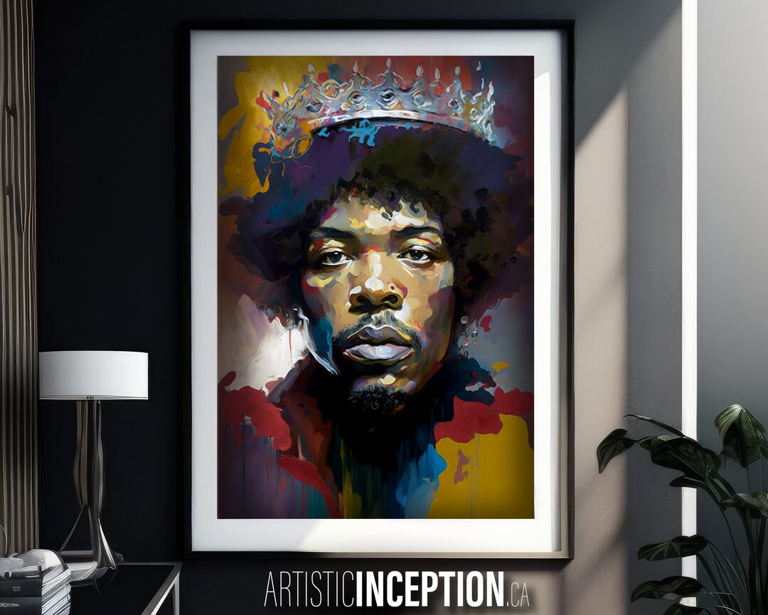 King Jimmy | Rock and Royalty | PRINTABLE Digital Art | A.I. Generated ...
