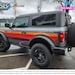 Ford Bronco (4 Door) - 3M Vinyl Wrap Vintage Stripe Graphics Kit - Blue ...