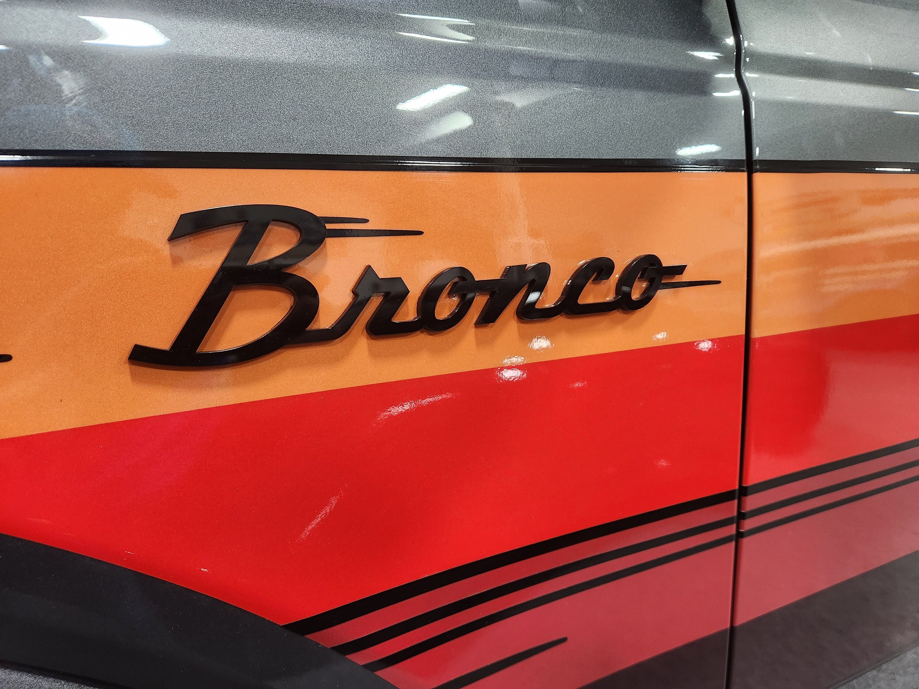 Ford Bronco - Fender Cursive Logo Emblem Badge Kit (2 Emblems) - Pass ...