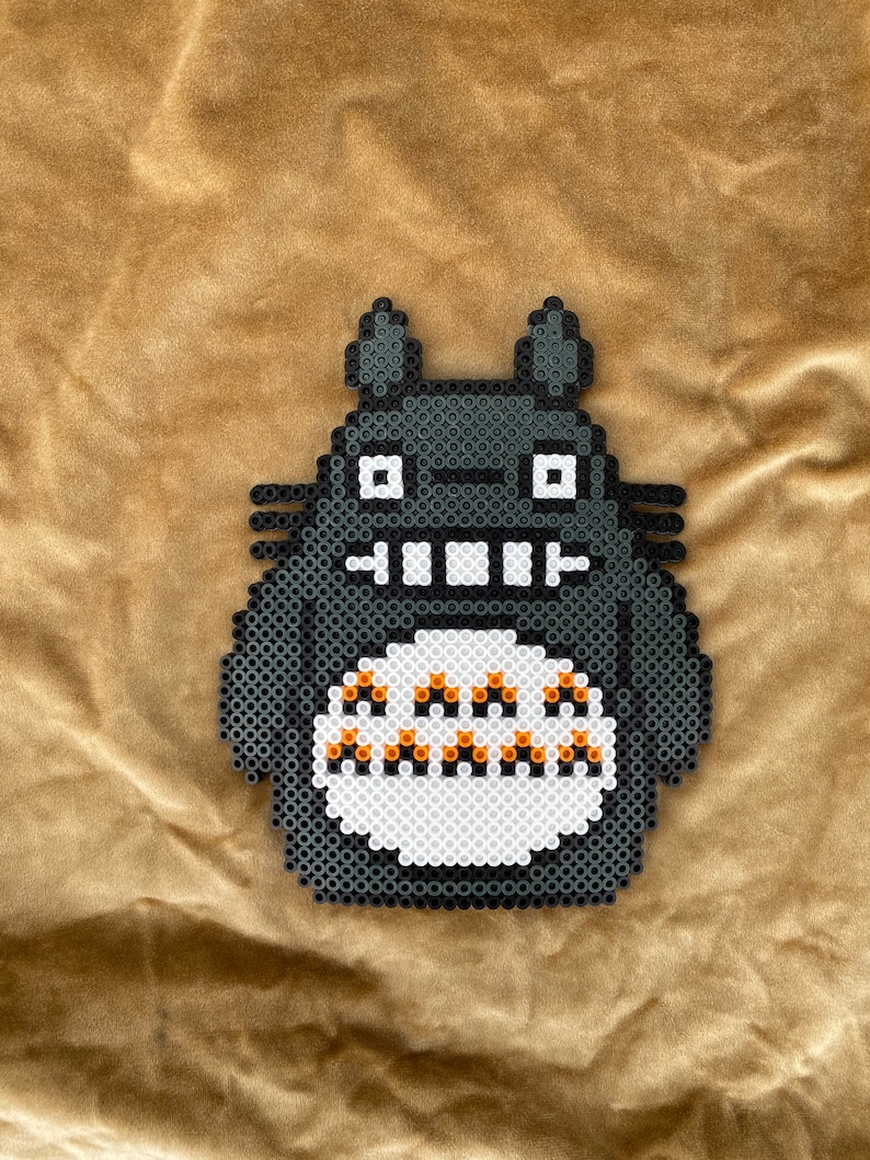Totoro Perler Bead Art - Etsy