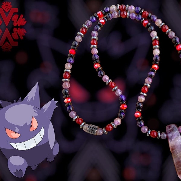 Gengar Necklace - Etsy