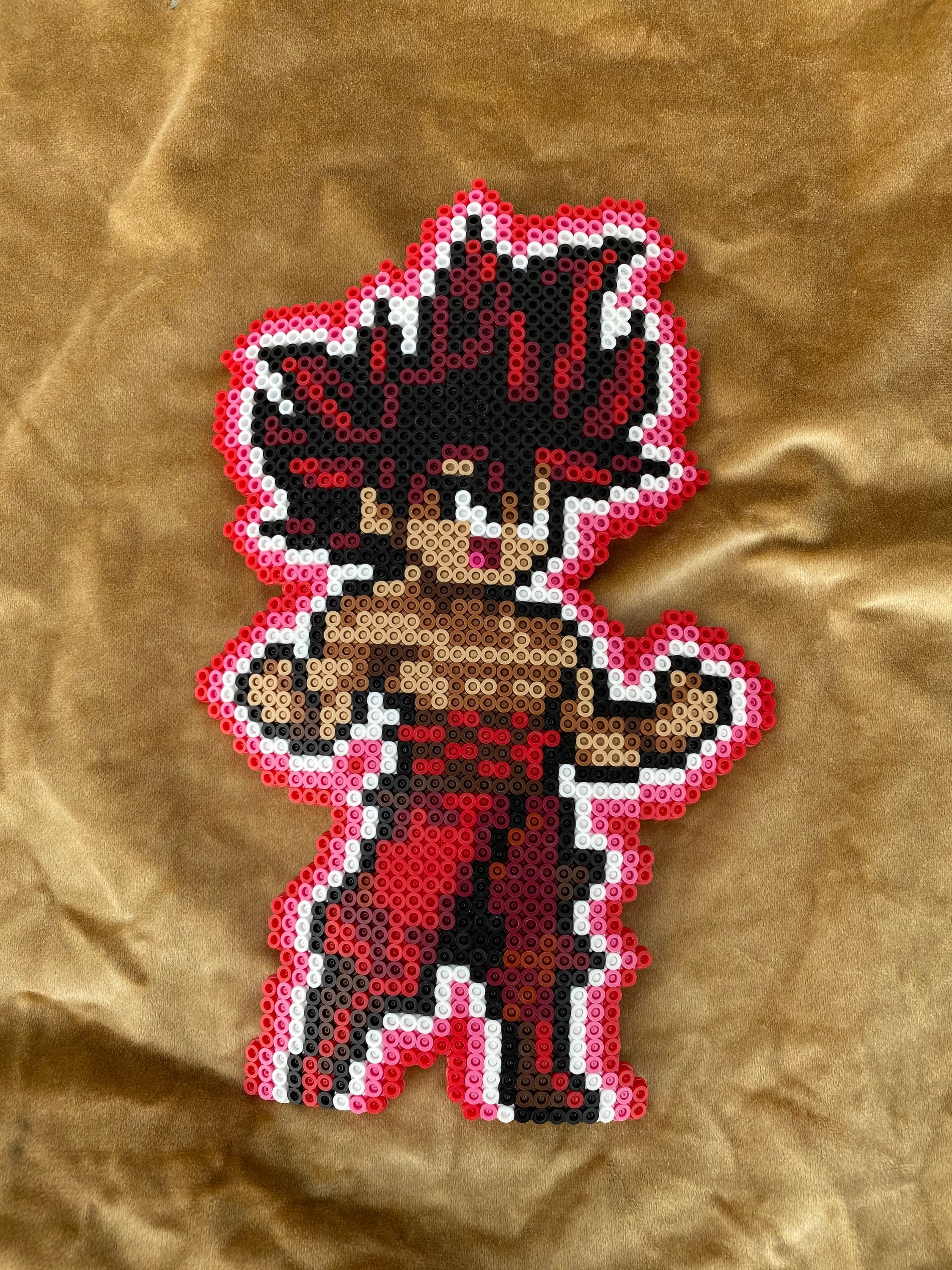 Goku Perler Bead Art Dragon Ball Z Perler Bead Inspired by Goku - Etsy