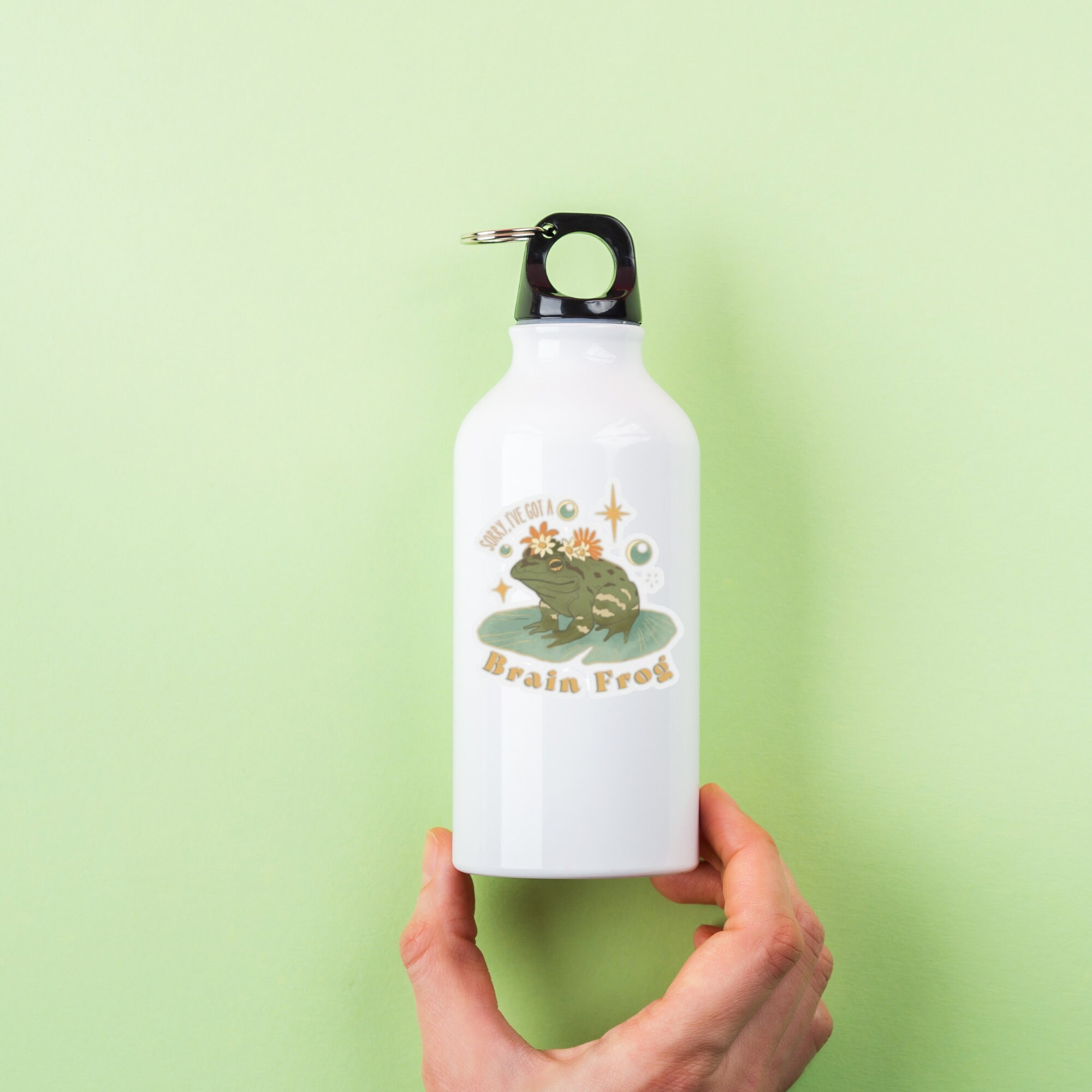 Brain Frog Sticker, Brain Fog Sticker, Chronic Illness Sticker, Funny ...