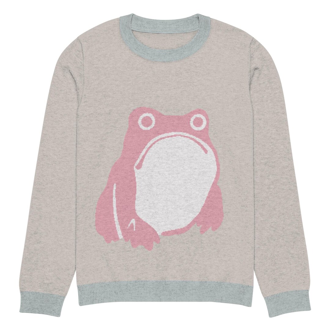 GRUMPY FROG // Matsumoto Hoji Knitted Crew Neck Sweater / Harajuku ...