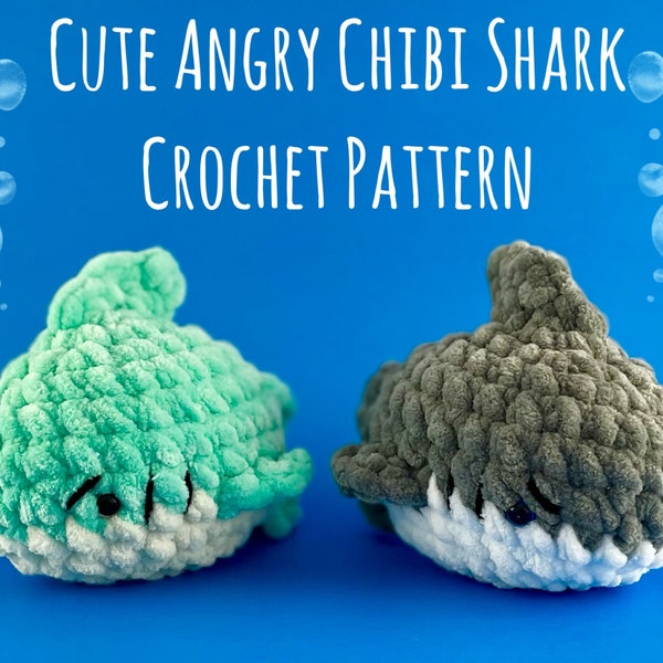 Cute Chibi Shark - Etsy