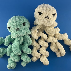 Cute Grumpy Jelly Crochet Pattern, Easy Jellyfish Crochet Pattern ...