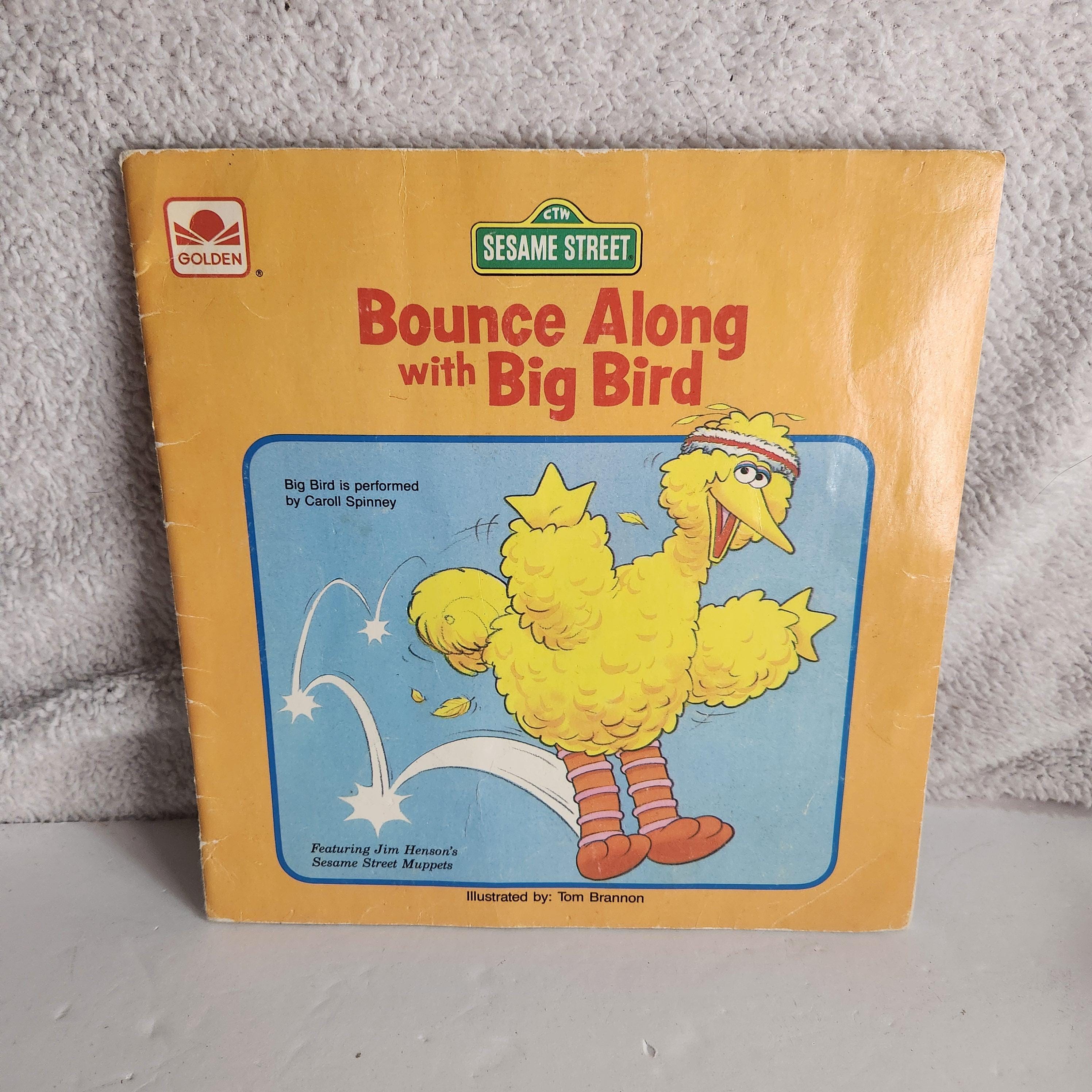 Retro Vintage 1980s Sesame Street Bounce Along With Big Bird Children's ...