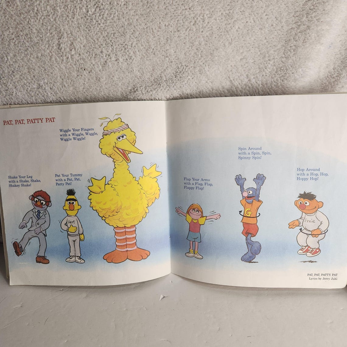 Retro Vintage 1980s Sesame Street Bounce Along With Big Bird Children's ...