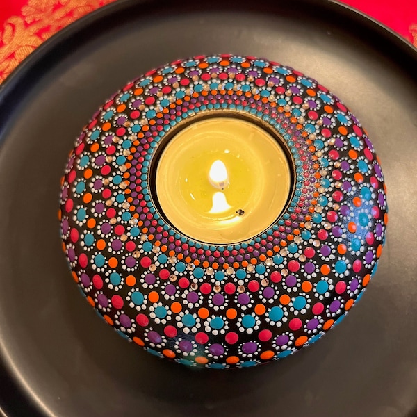 Mandala Tea Light - Etsy