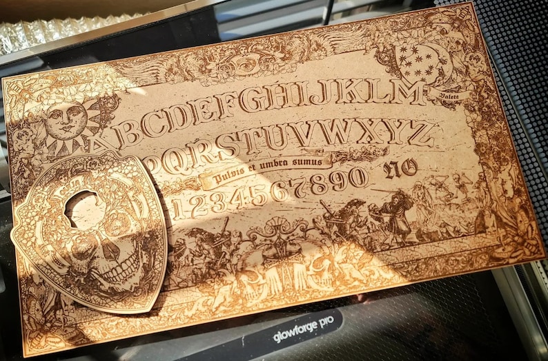 Ouija Board, Intricate Design With Planchette - Etsy