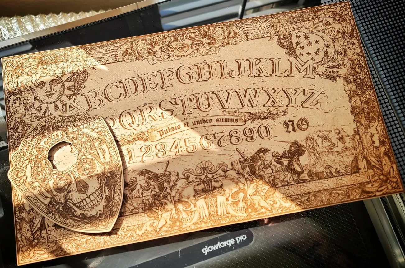 Ouija Board, Intricate Design With Planchette - Etsy