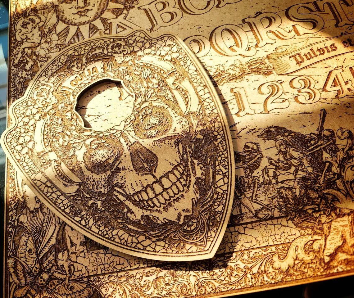 Ouija Board, Intricate Design With Planchette - Etsy