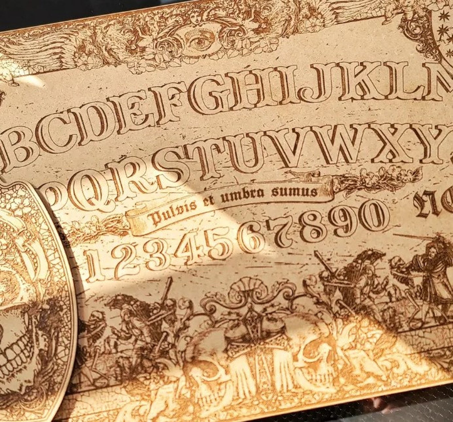 Ouija Board, Intricate Design With Planchette - Etsy
