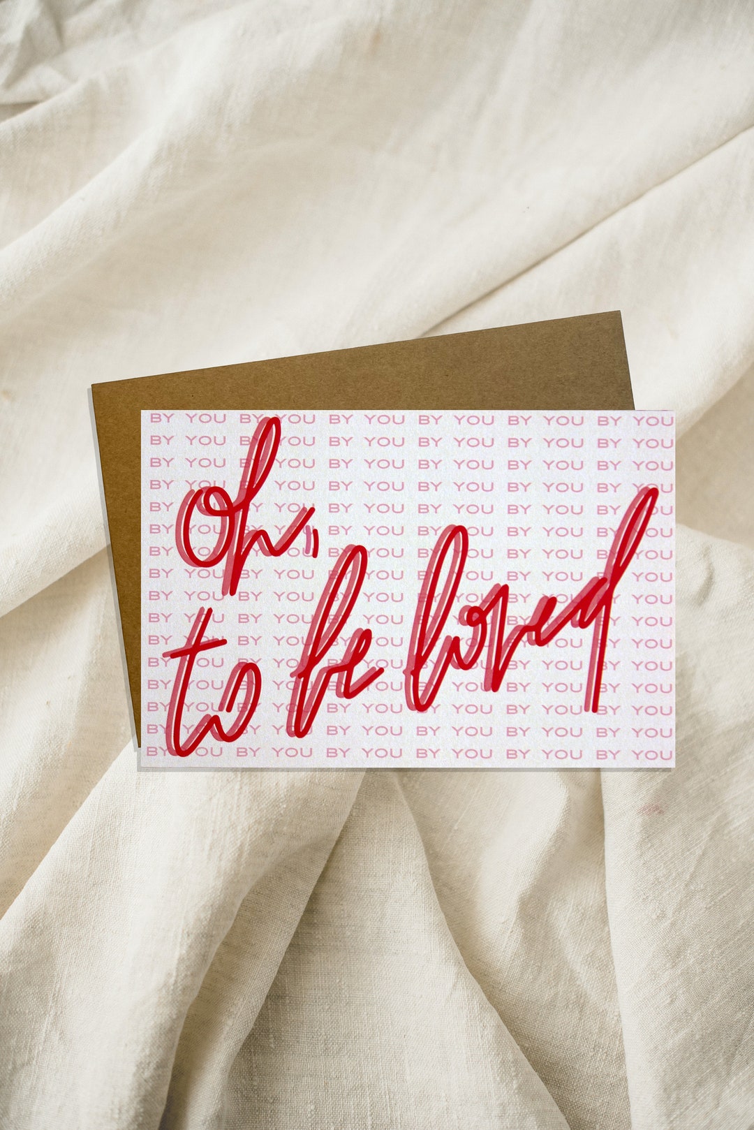 Oh to Be Loved Postcard / Retro Postcard / Love Postcard / for Him ...