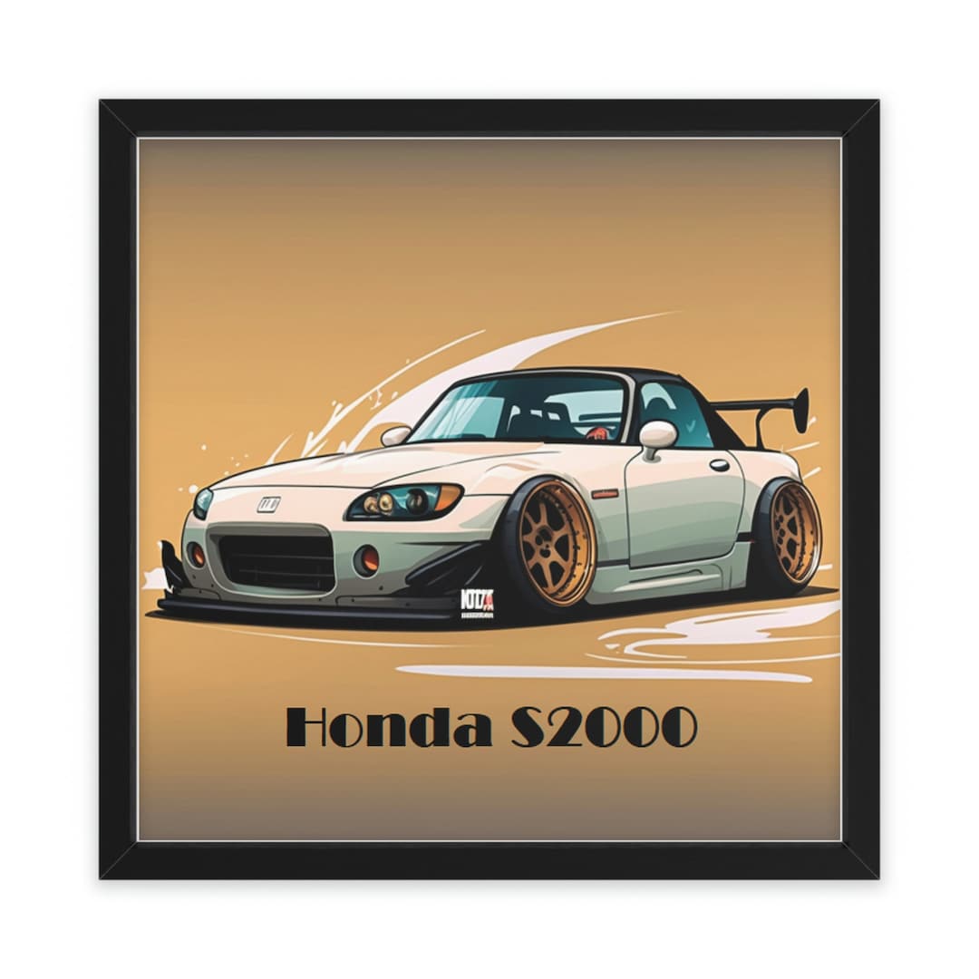 Honda S2000 Car Cartoon Artwork for Sale: Affordable Price for - Etsy