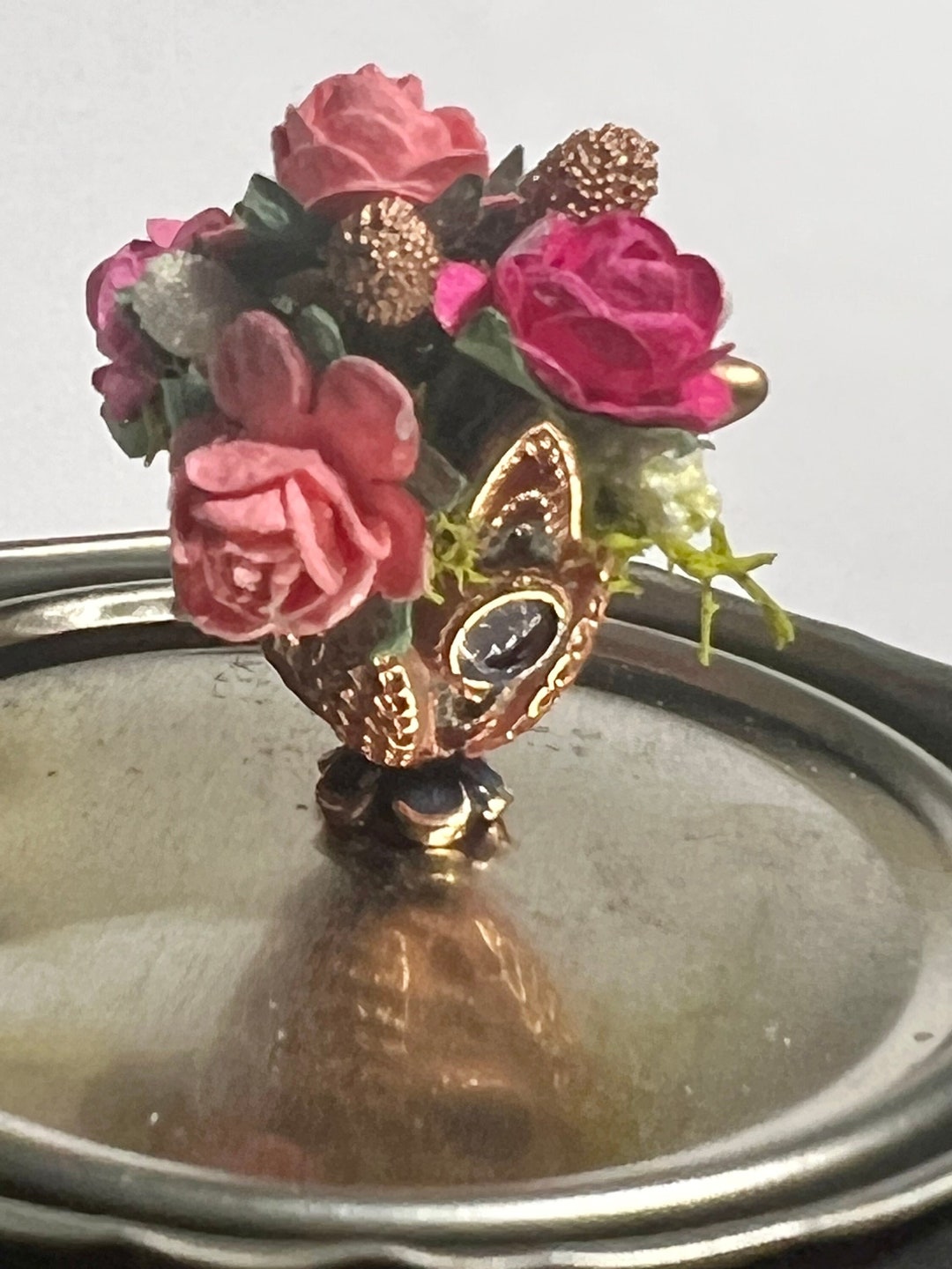 Miniature Flower Arrangement - Etsy