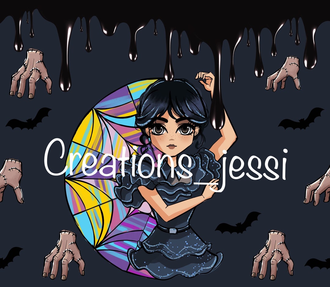 Wednesday Addams Seamless - Etsy