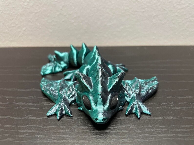 3D Printed Articulated Tiny Wyvern Fidget Toy - Etsy Canada