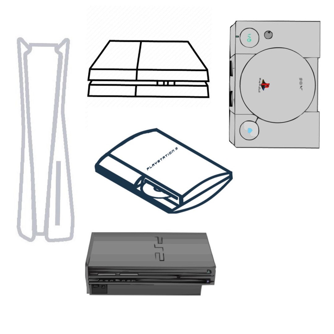 P-station Consoles Svgs - Etsy