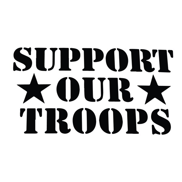 Support the Troops Svg - Etsy