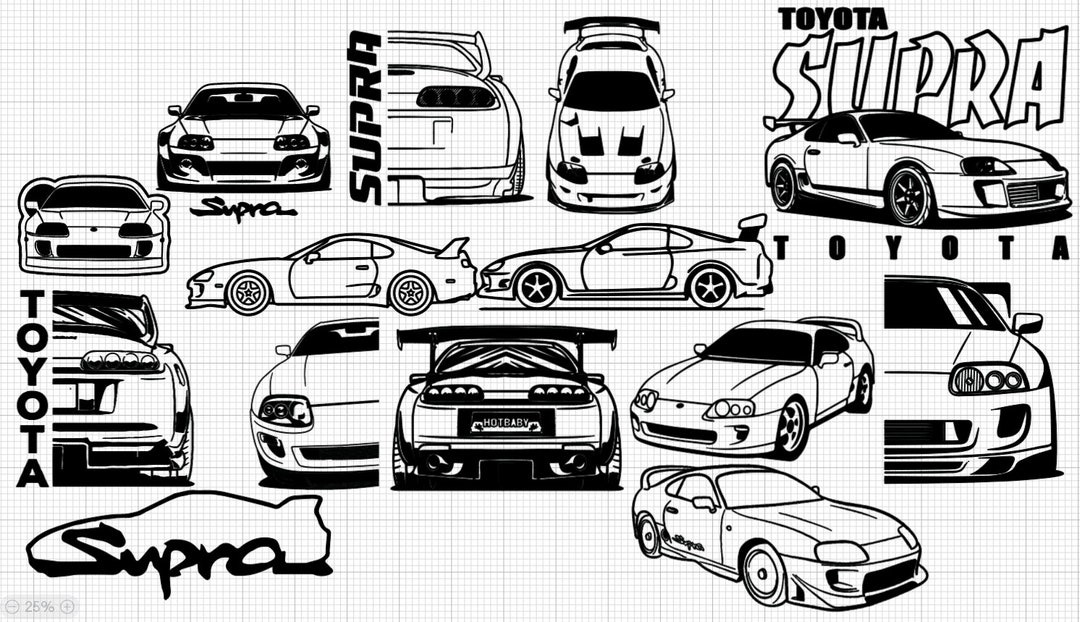 MK4 Supra .SVG Pack highest Quality - Etsy