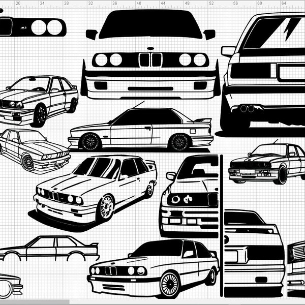 Bmw Vector E30 - Etsy