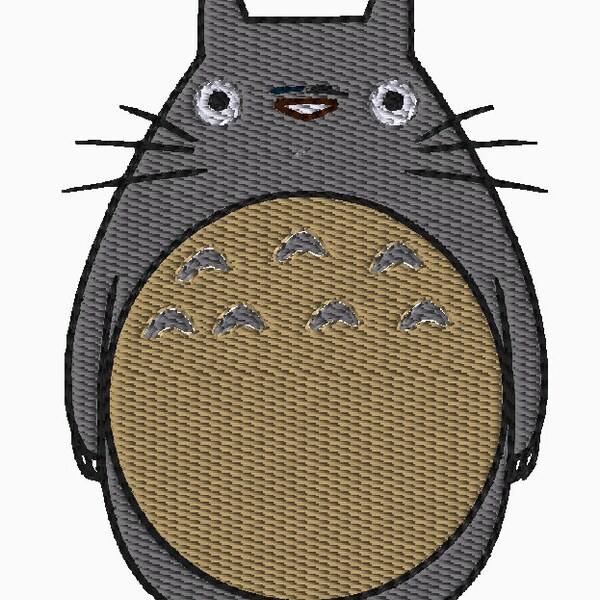 Totoro Embroidery Pattern - Etsy