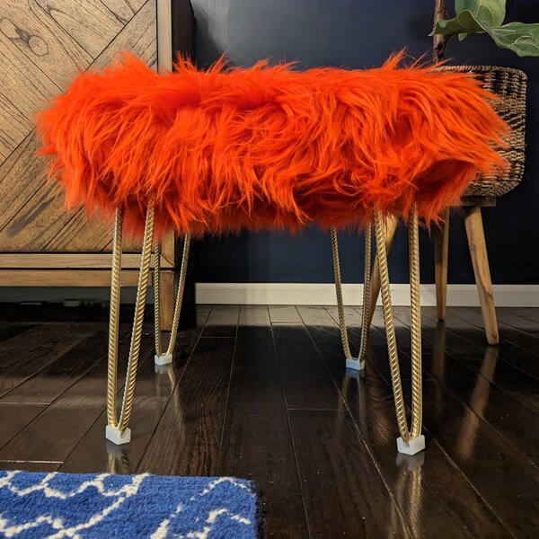 Fur Stool - Etsy
