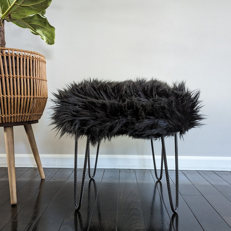 Fur Stool - Etsy