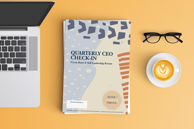 Quarterly CEO Check-in | Printable Business Planner | Strategic ...