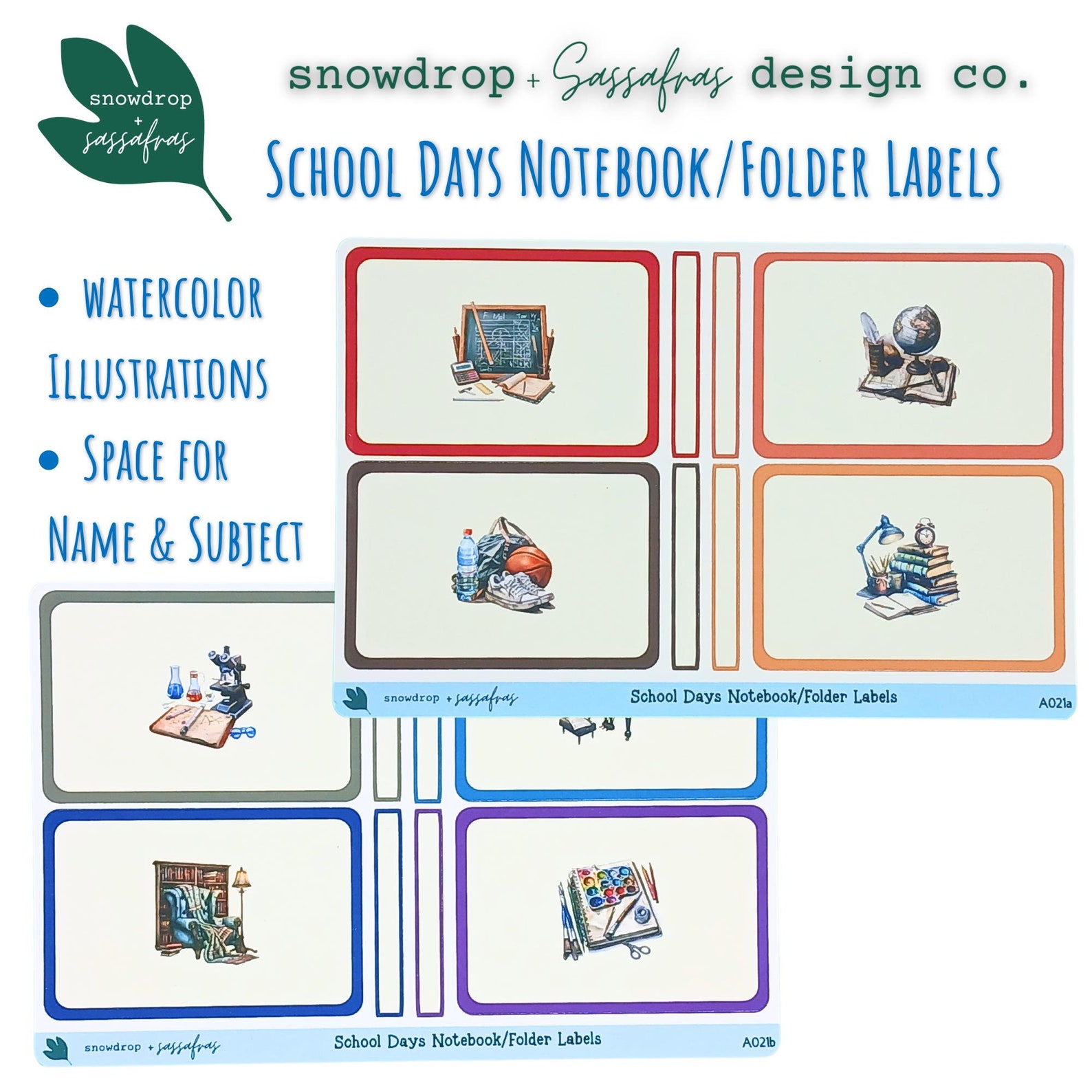 School Days Notebook/folder Labels - Etsy