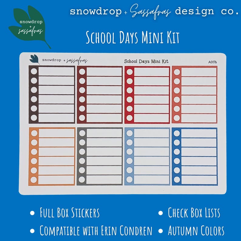Back to School Planner Stickers Erin Condren Lifeplanner Vertical ...