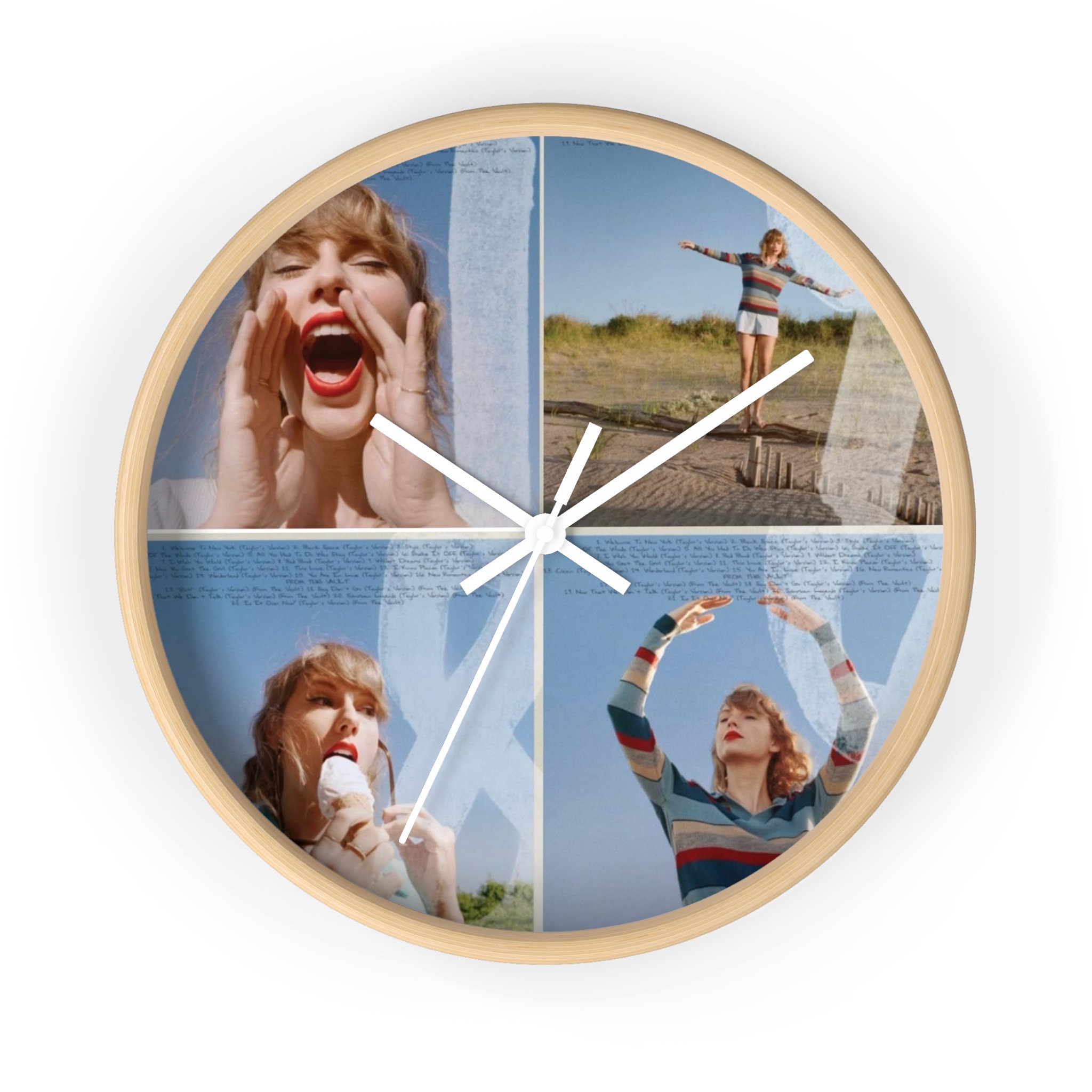 1989 The Eras Tour Taylor Wall Clock, Taylor Fan Decor sold by ...