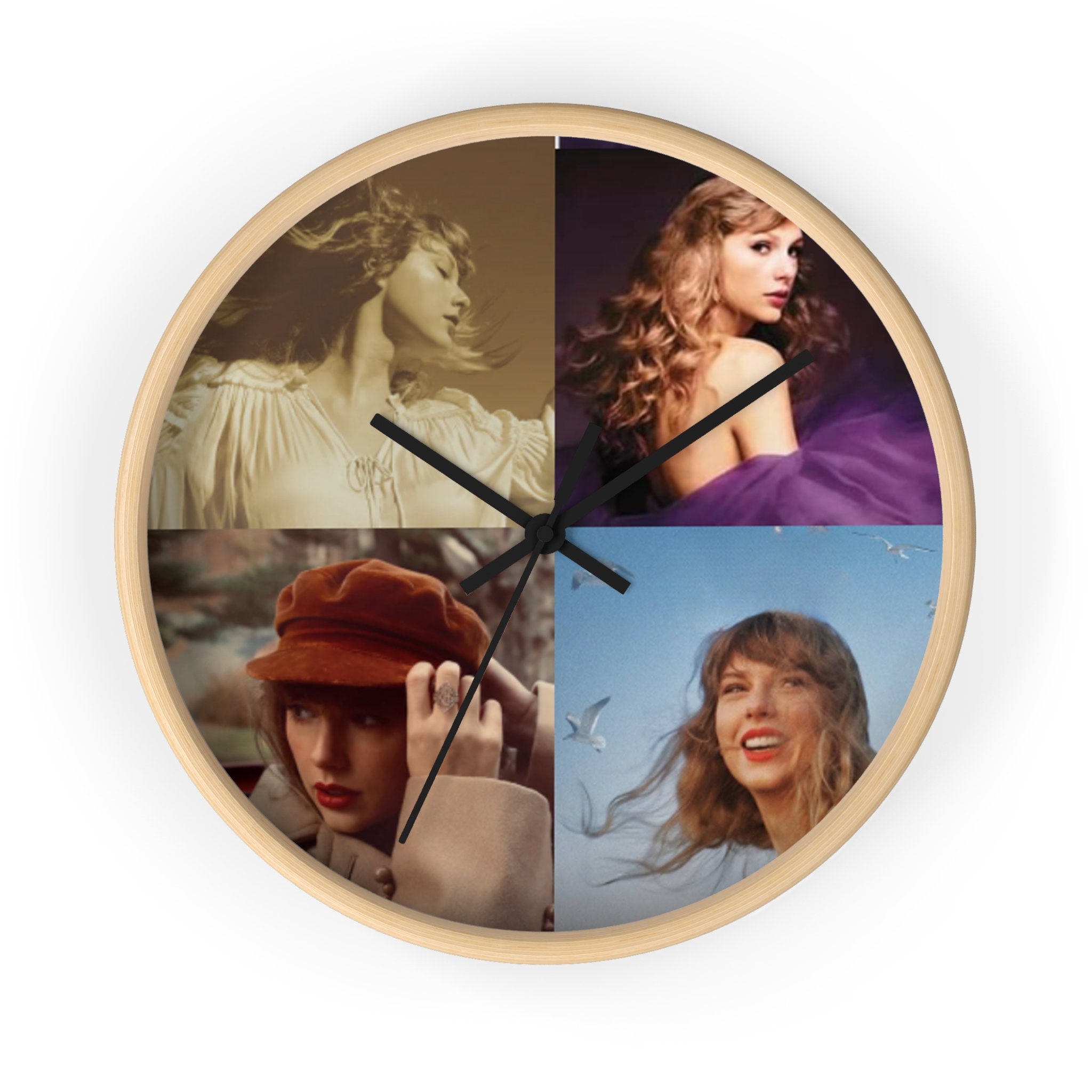 The Eras Tour Taylor Wall Clock, Taylor Fan Decor sold by Fit Moselle ...