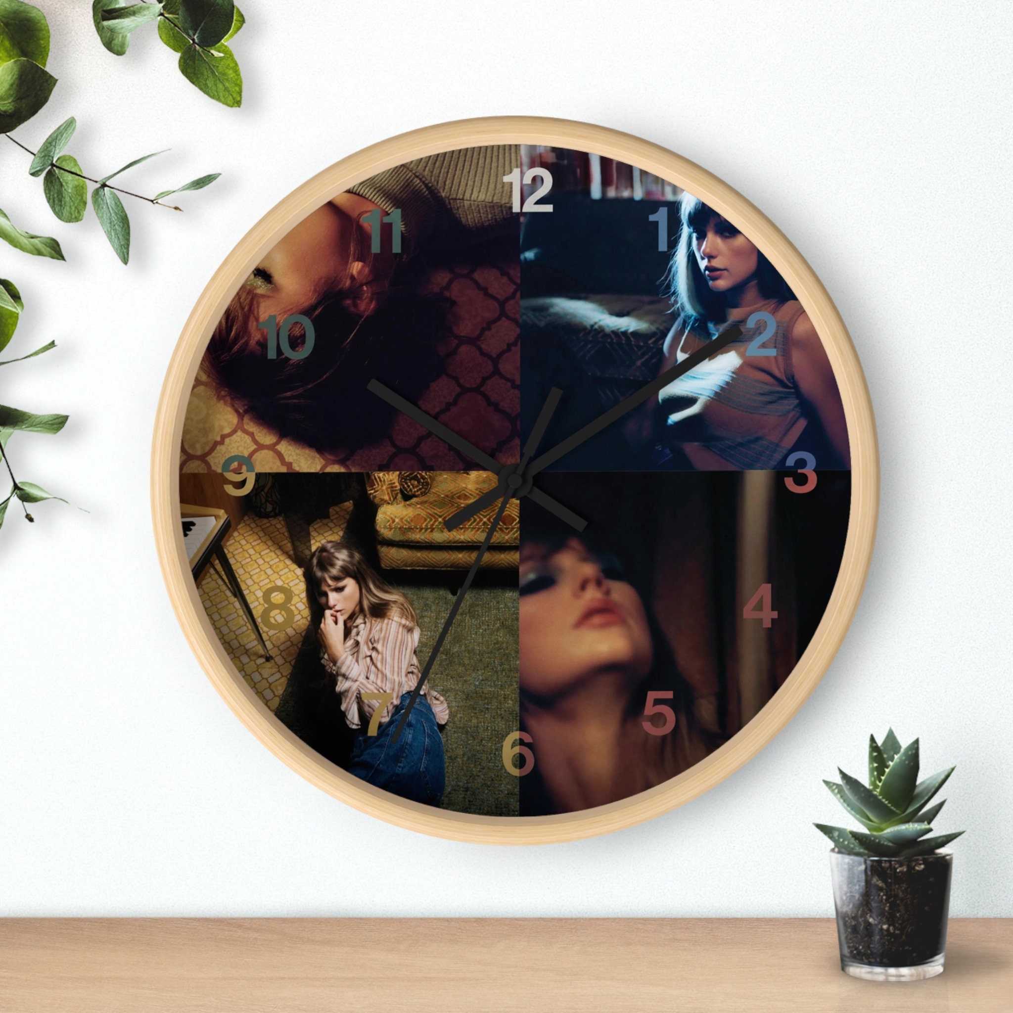 Midnight Vinyl Cover Wall Clock - Etsy