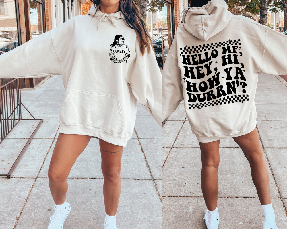 Hello MF Hey Hi How Ya Durrn PNG Lwayne Weezy Baby - Etsy