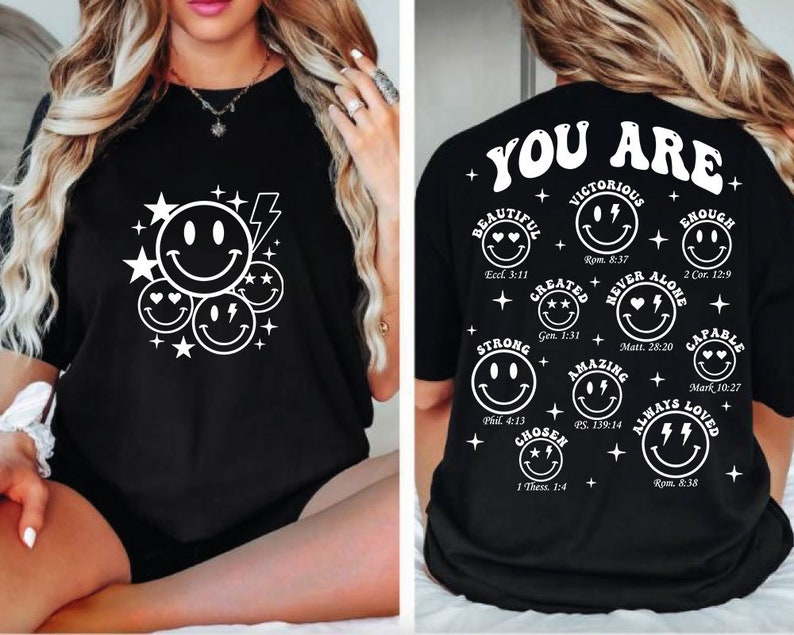 You Are Bible Verse SVG and Png, Christian Sublimation Design, Retro ...