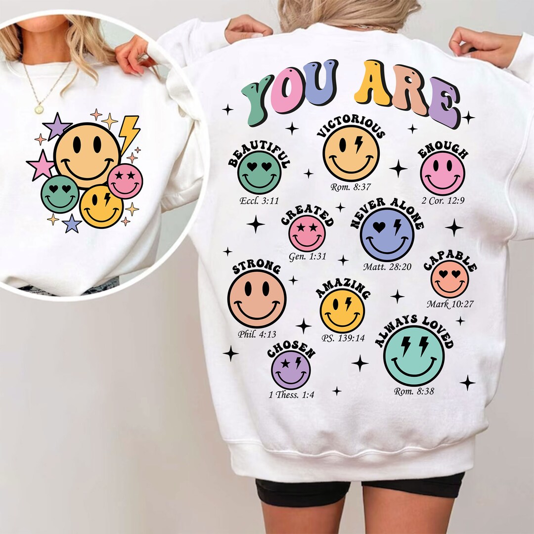 You Are Bible Verse SVG and Png, Christian Sublimation Design, Retro ...