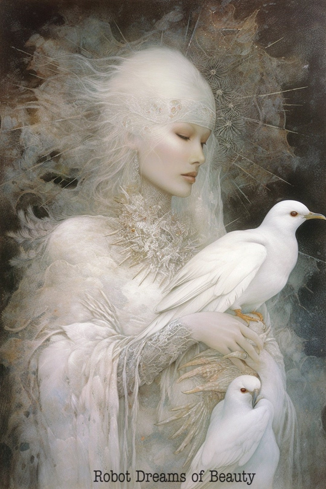 Branwen, the White Raven, Welsh Goddess - Etsy