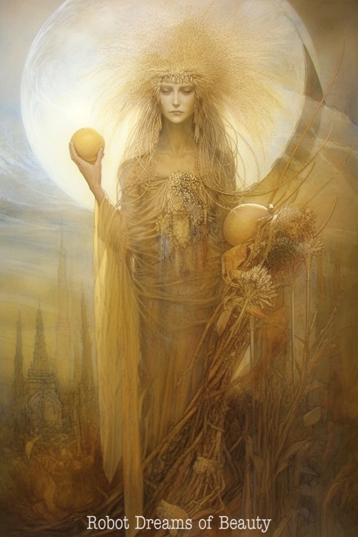 Demeter, Greek Goddess of the Harvest - Etsy