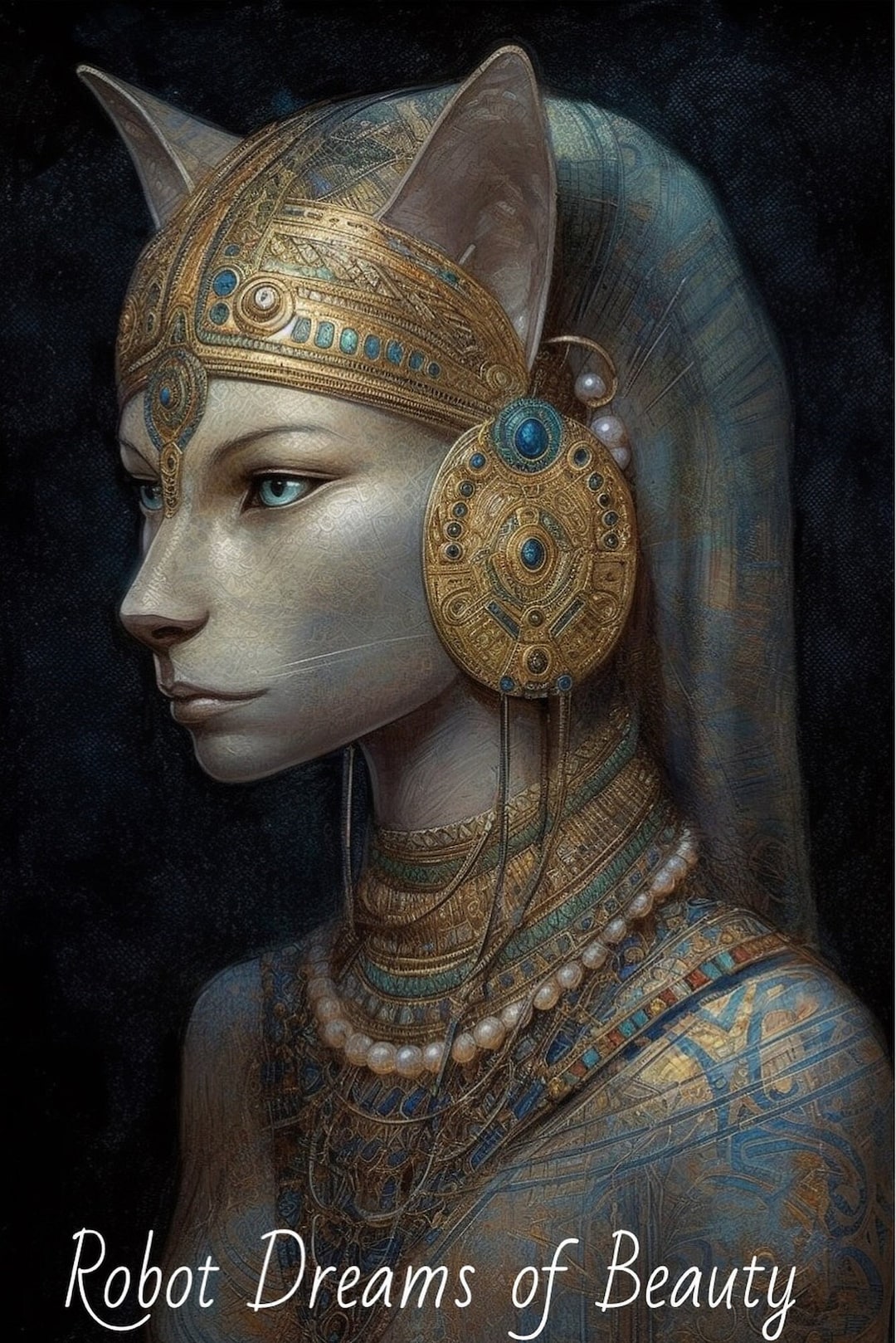 Bastet, Egyptian Cat Goddess II - Etsy