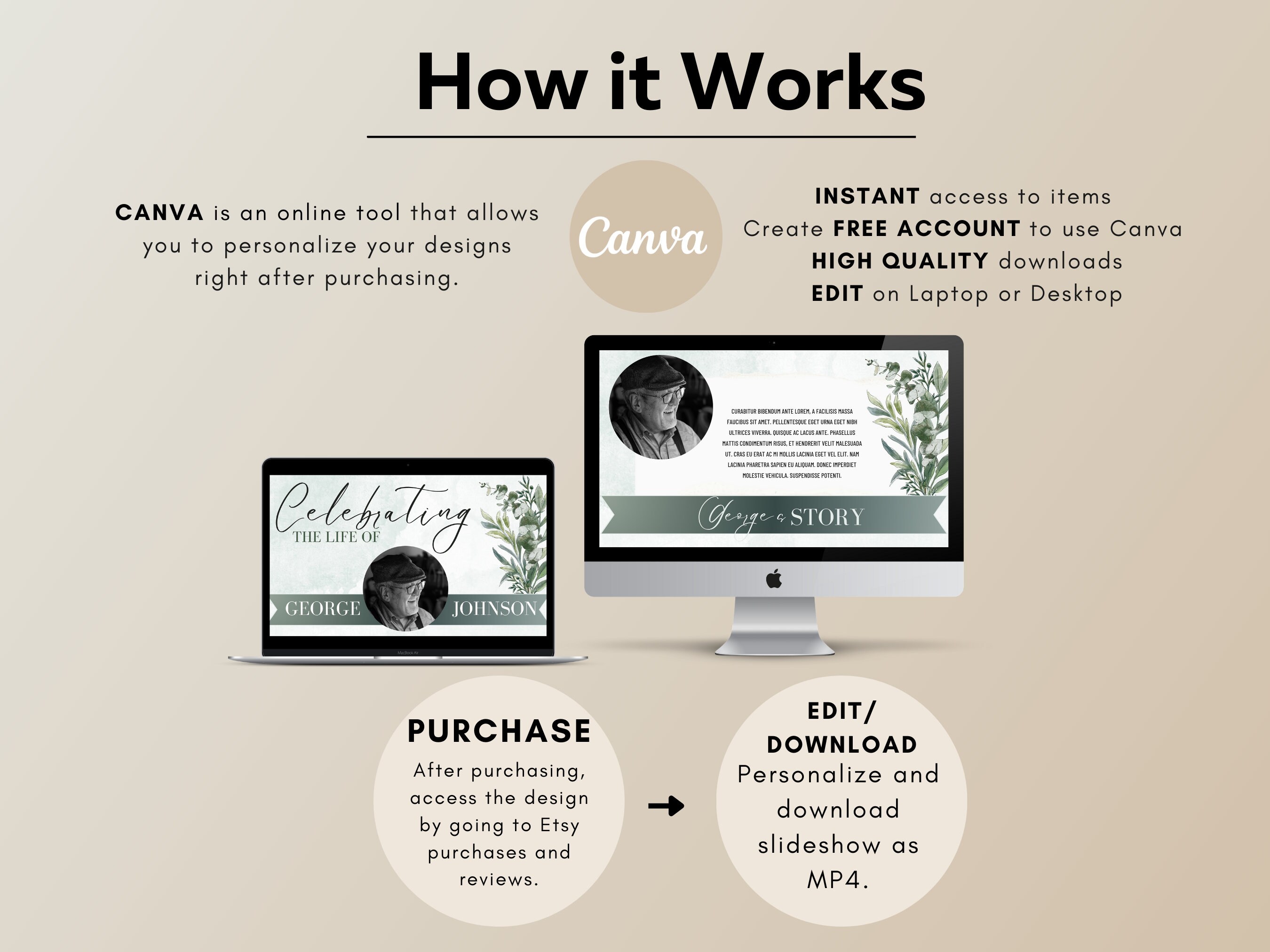 Funeral Slideshow Template Photo Slideshow Memorial Tribute Video ...